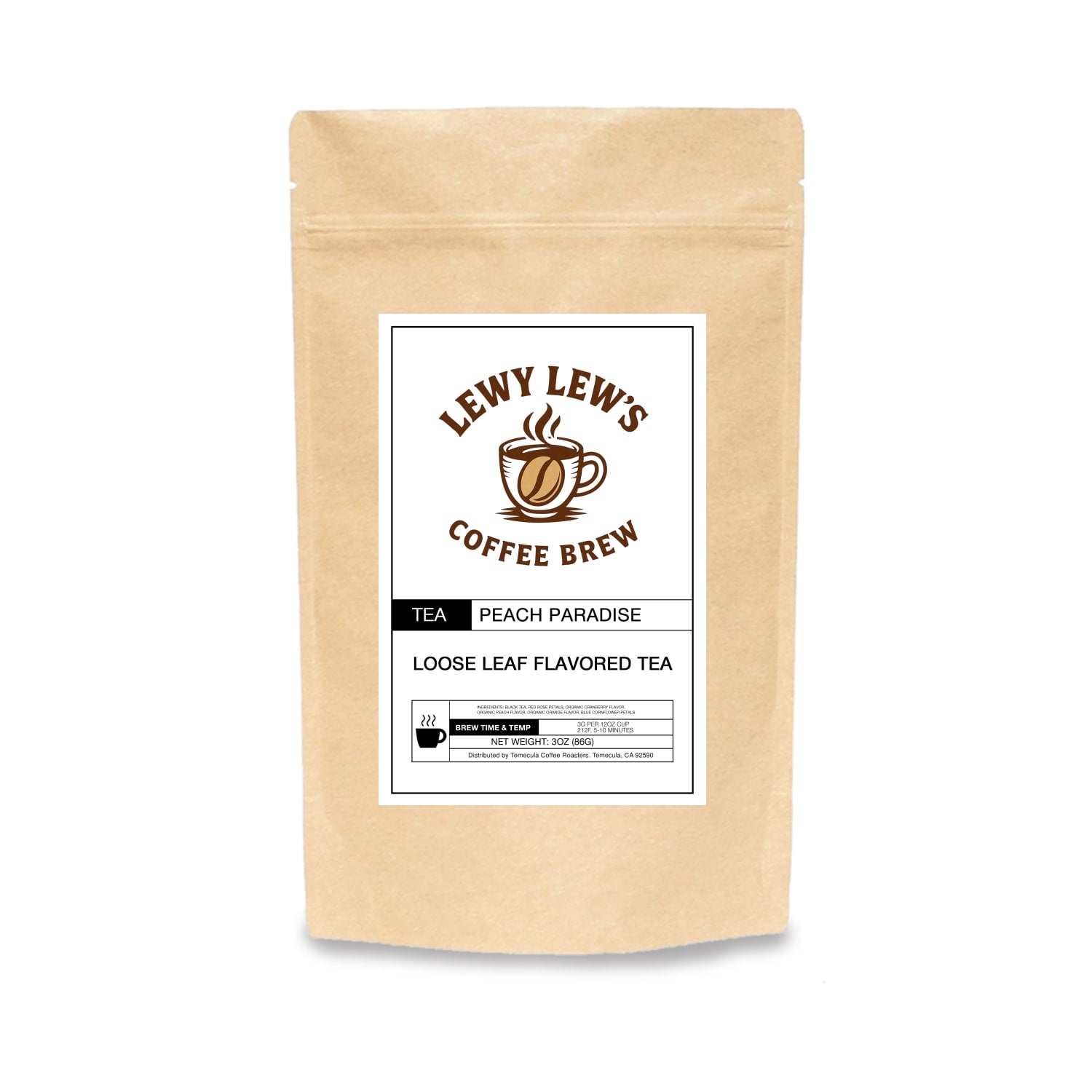 Peach Paradise – Lewy Lews Coffee Brew
